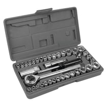Drixet 1/4" Drive Deep SAE/Inch Socket Set | 8-Piece 6-Point CR-V ...