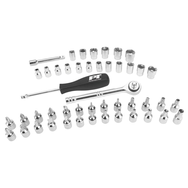 Performance Tool W1177 47pc Socket & Bit Set C47 - Walmart.com