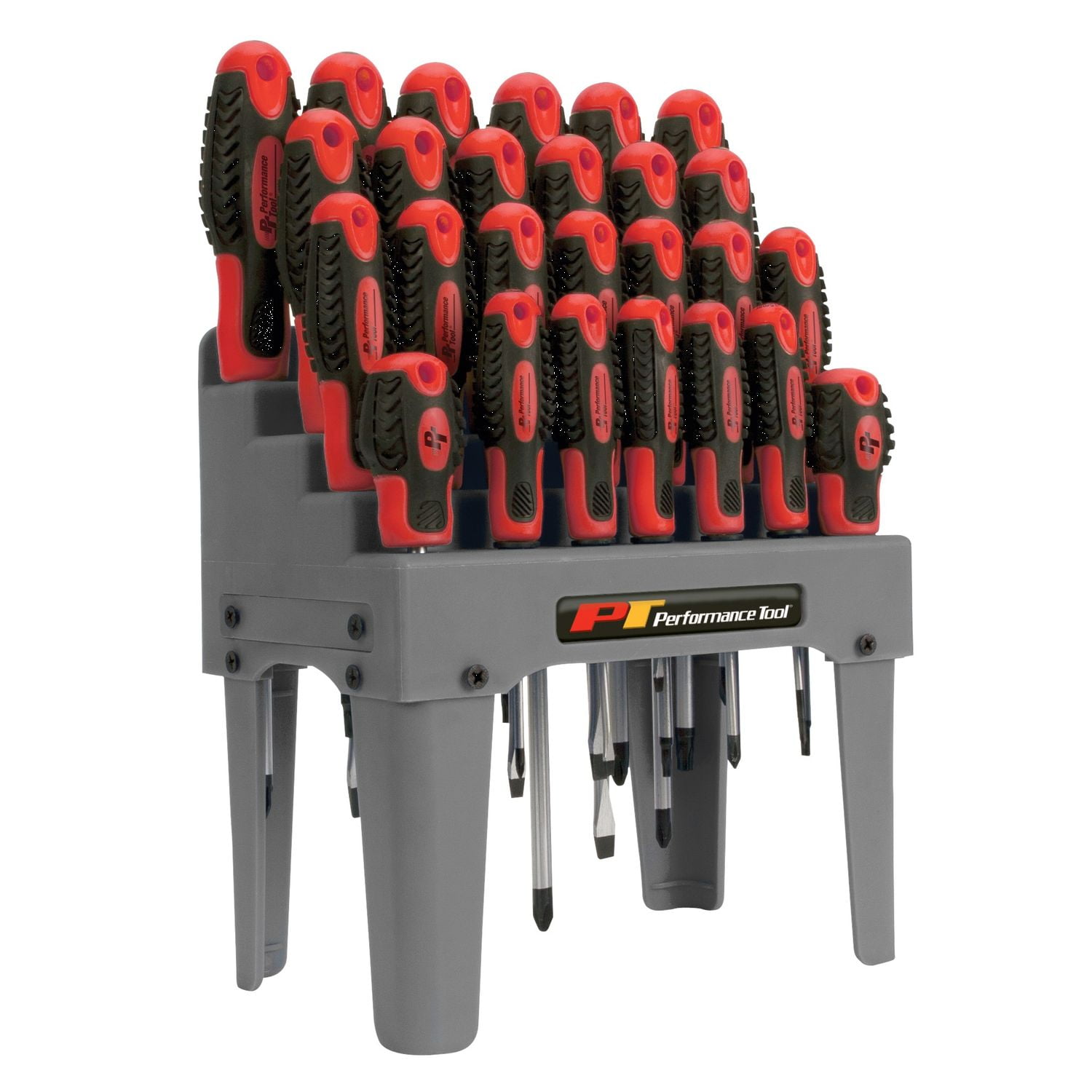 Free Shipping! Performance Tool W1726 26pc Screwdriver set w/ rack - Walmart.com - Walmart.com