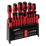 Free Shipping! Performance Tool W1727 39pc Screwdriver Set w/ Rack ...