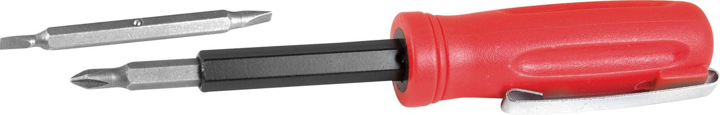 Performance Tool W3207 4-in-1 Pocket Screwdriver (Phillips & Slotted ...