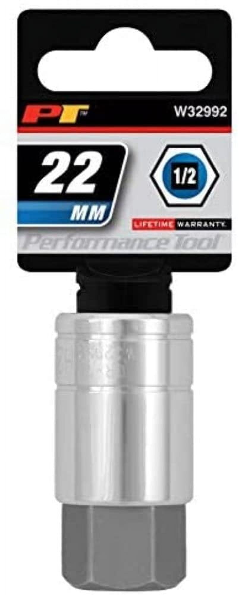 Performance Tool W32992 1/2 Drive 22mm Hex Bit Socket, 1 Pack C47 ...