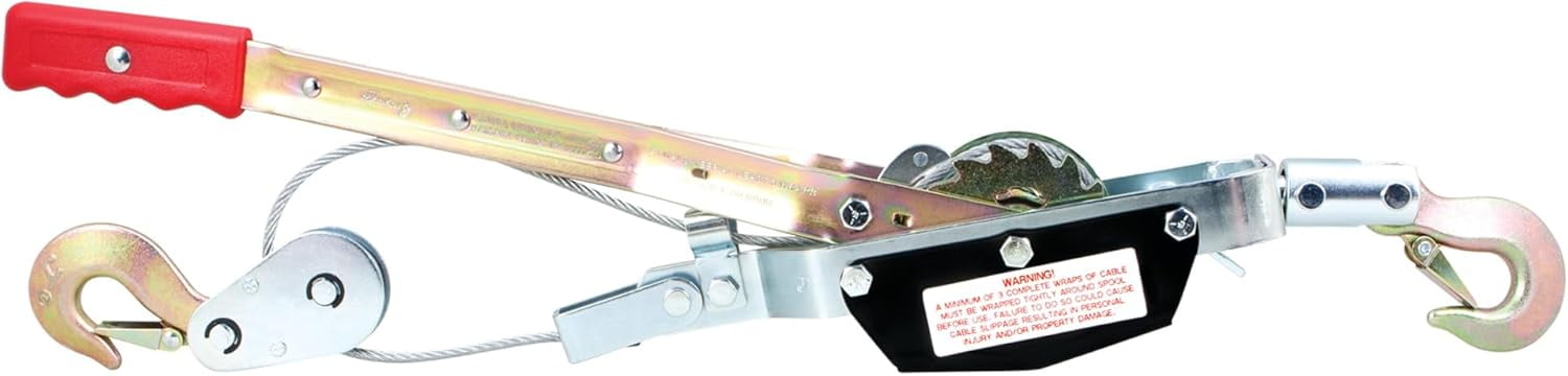 Performance Tool W4000DB Power Puller - 2 Ton Capacity Winch, 12 ...