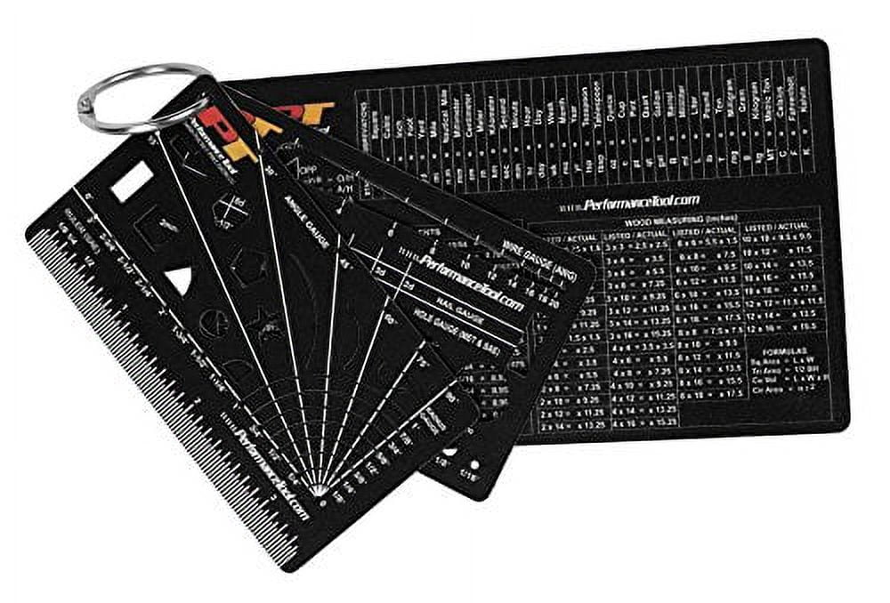 Performance Tool W485 Pocket Precision Reference Cards Kit Set, 1 Pack ...