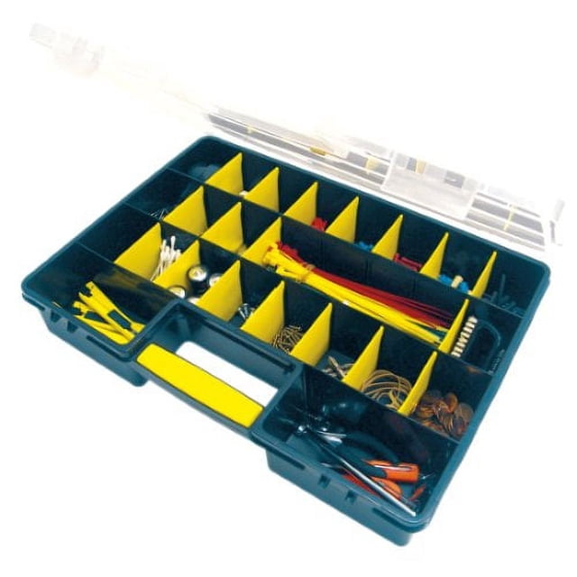 Performance Tool W54037 Plastic Parts Storage 26 Compartment Organizer ...