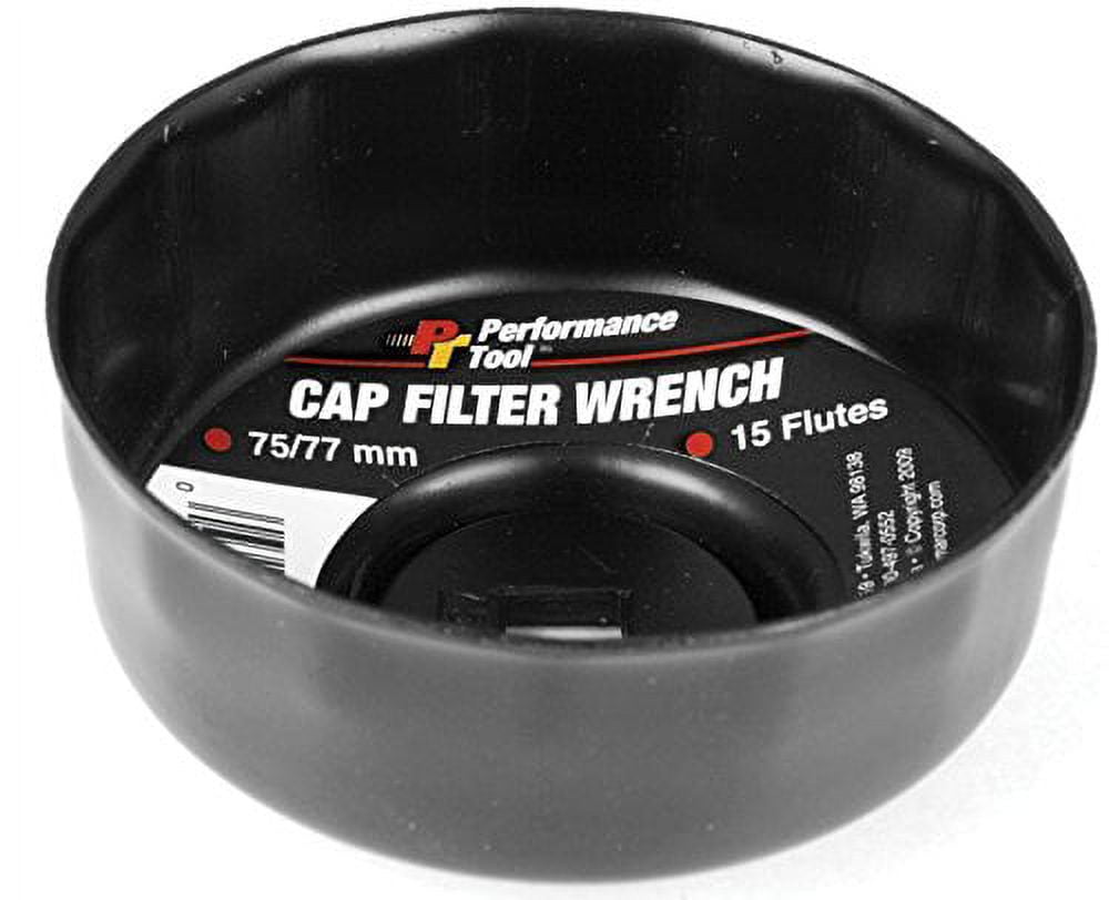 Performance Tool W54116 Bulk Filter Wrench 75/77mm,15FL - Walmart.com