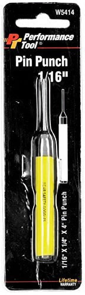 Performance Tool W5414 1/16" x 4" Pin Punch - Walmart.com
