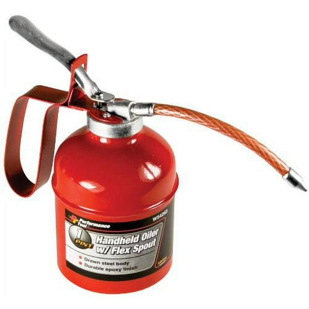 Performance Tool W54263 Epoxy Finished Handheld Oiler with Flex Spout ...