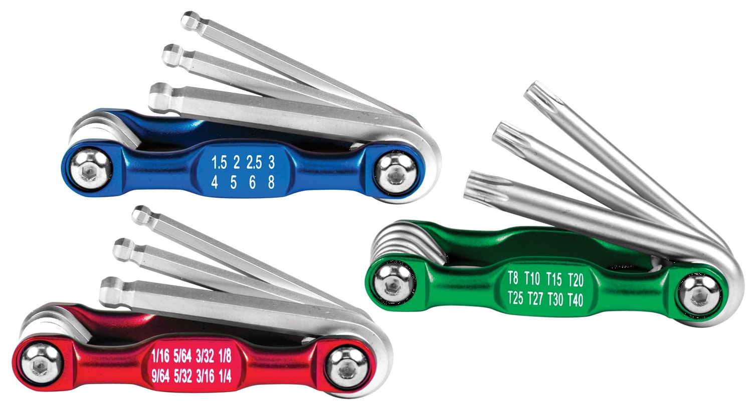 Performance Tool W80291 Aluminum Hex and Star Key Set, 3-Piece ...