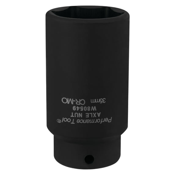 Performance Tool W80549 35mm Front Wheel Drive Axle Nut Socket ...