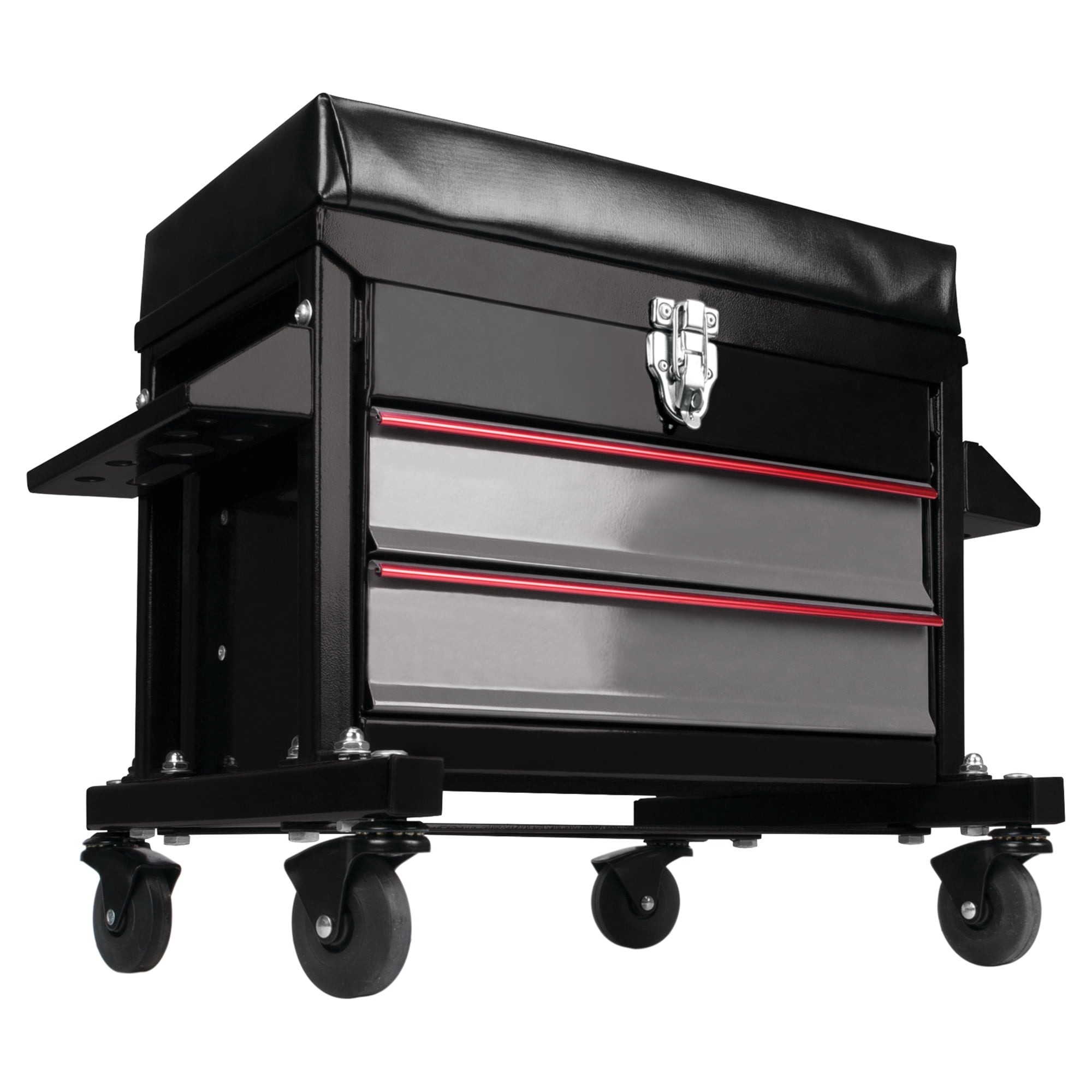 Performance Tool W85024 Drawer 2-Drawer Rolling Toolbox Work Seat - For ...