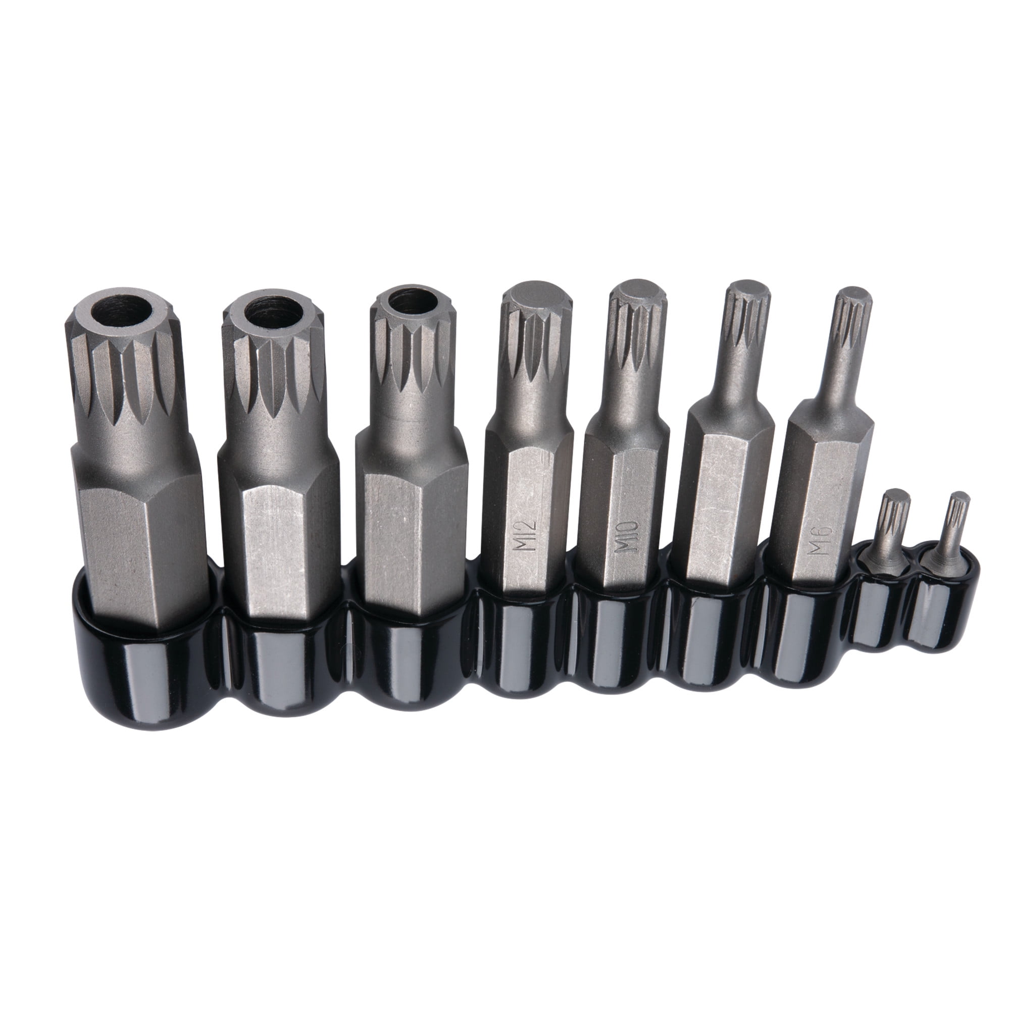 Performance Tool W86024 Nine Piece Triple Square (12 point) Bit Set for ...
