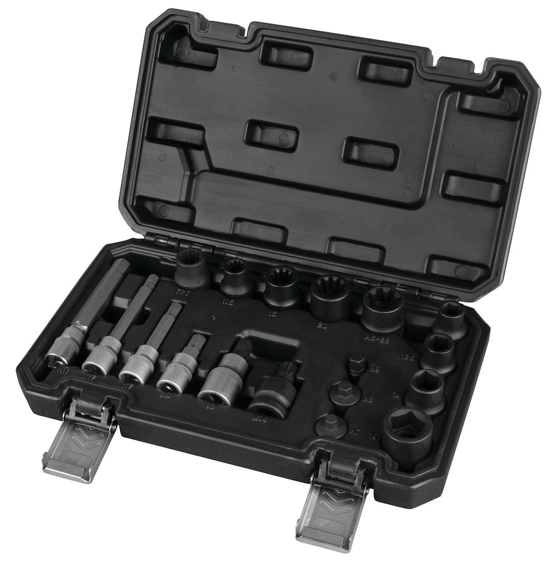 Performance Tool W86025 Brake Caliper Socket Set (18 Pieces) - Walmart ...