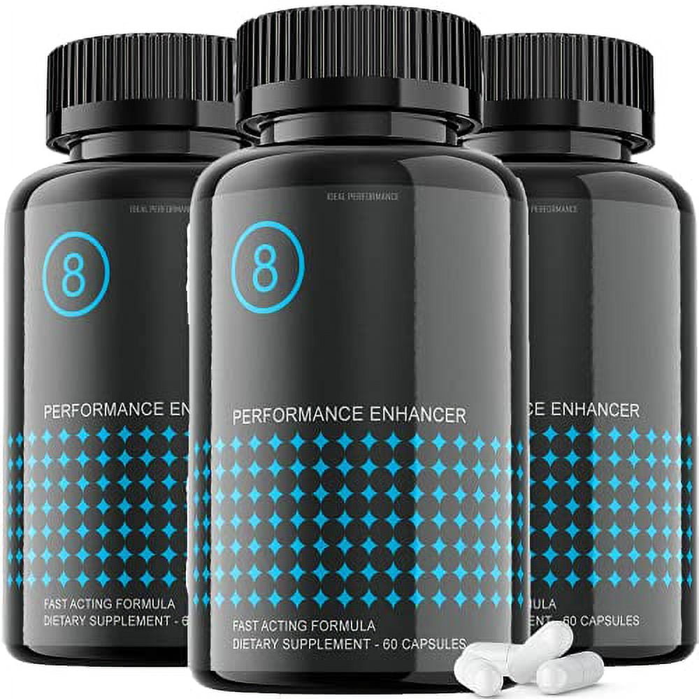 Performer 8 Male Supplement Pills for Men (3 Pack - 180 Capsules ...