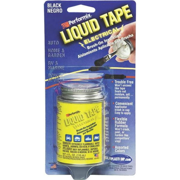 Performix LET14Z03 Electrical Liquid Tape, 4 Oz, Black, Each - Walmart.com