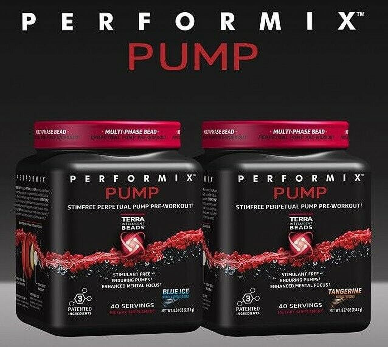 Performix PUMP Pre Workout, Focus, Endurance, Terra Bead Technology, 40 ...