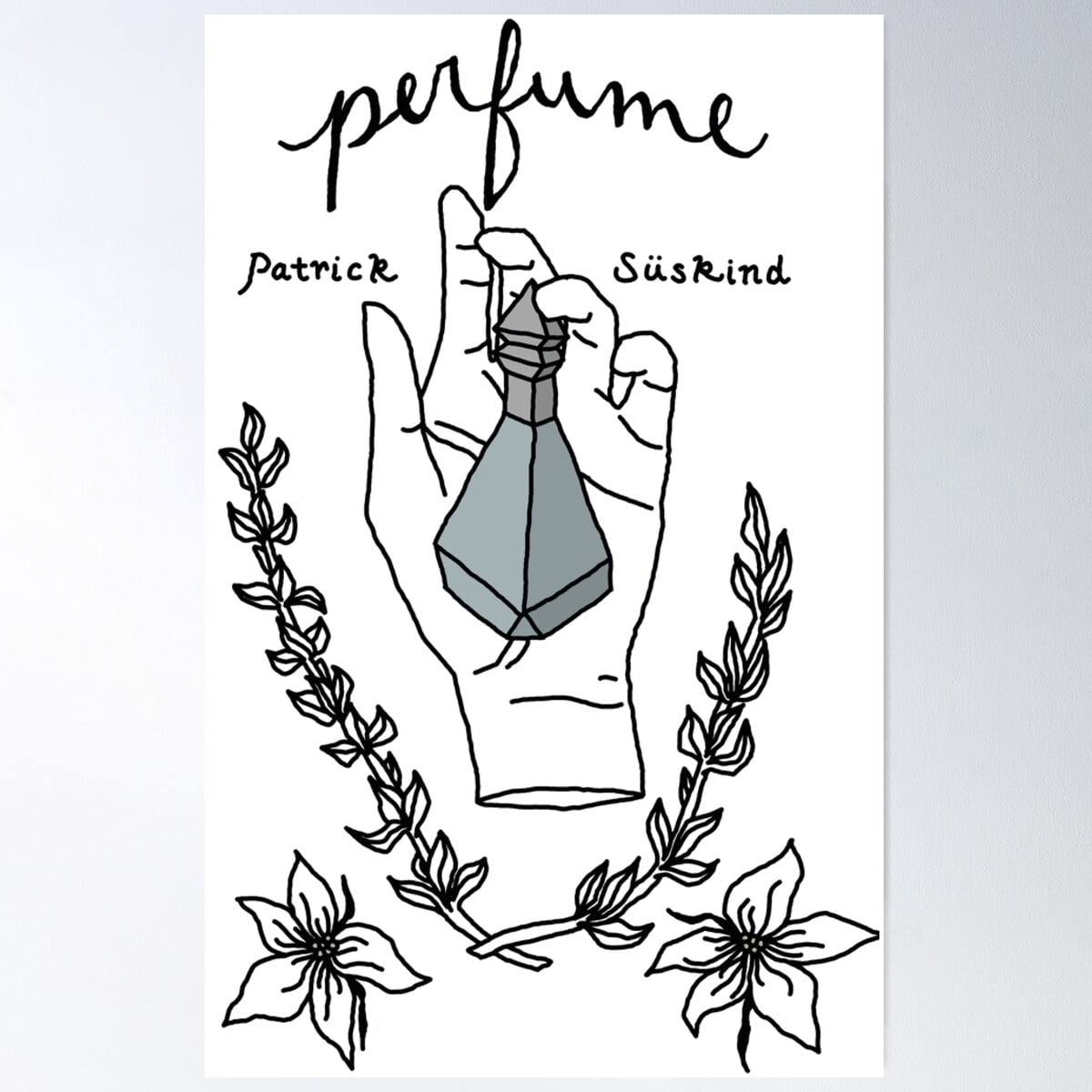 Perfume By Patrick Suskind Poster Wall Art, Modern Wall Decor For ...