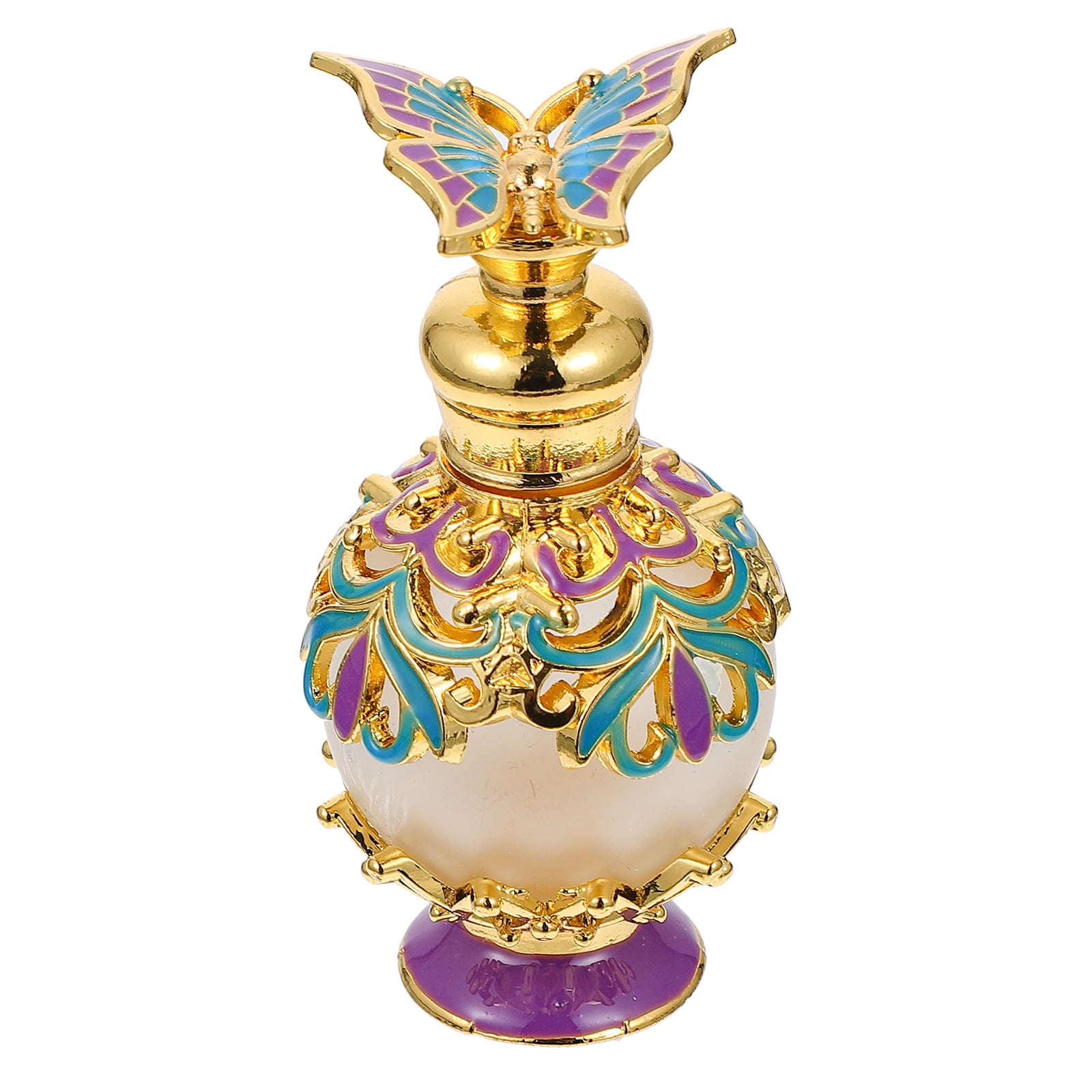 Perfume Glass Bottle Fillable Vintage Essential Oil Wrapping Spray ...