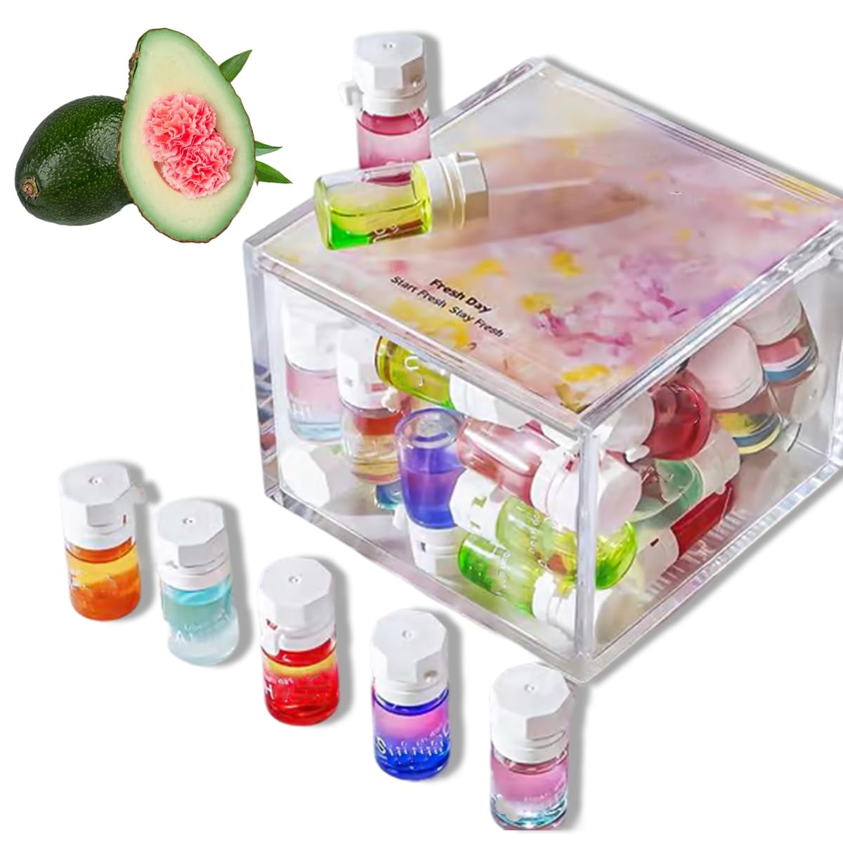 Perfume & Hair Oil 2-in-1 – Avocado & Camellia Nourishment for Frizzy ...