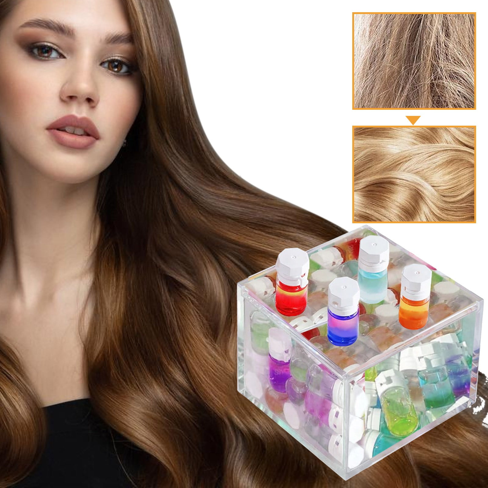 Perfume Hair Oil 2-in-1 Camellia Nourishment For Frizzy Mini Hair ...