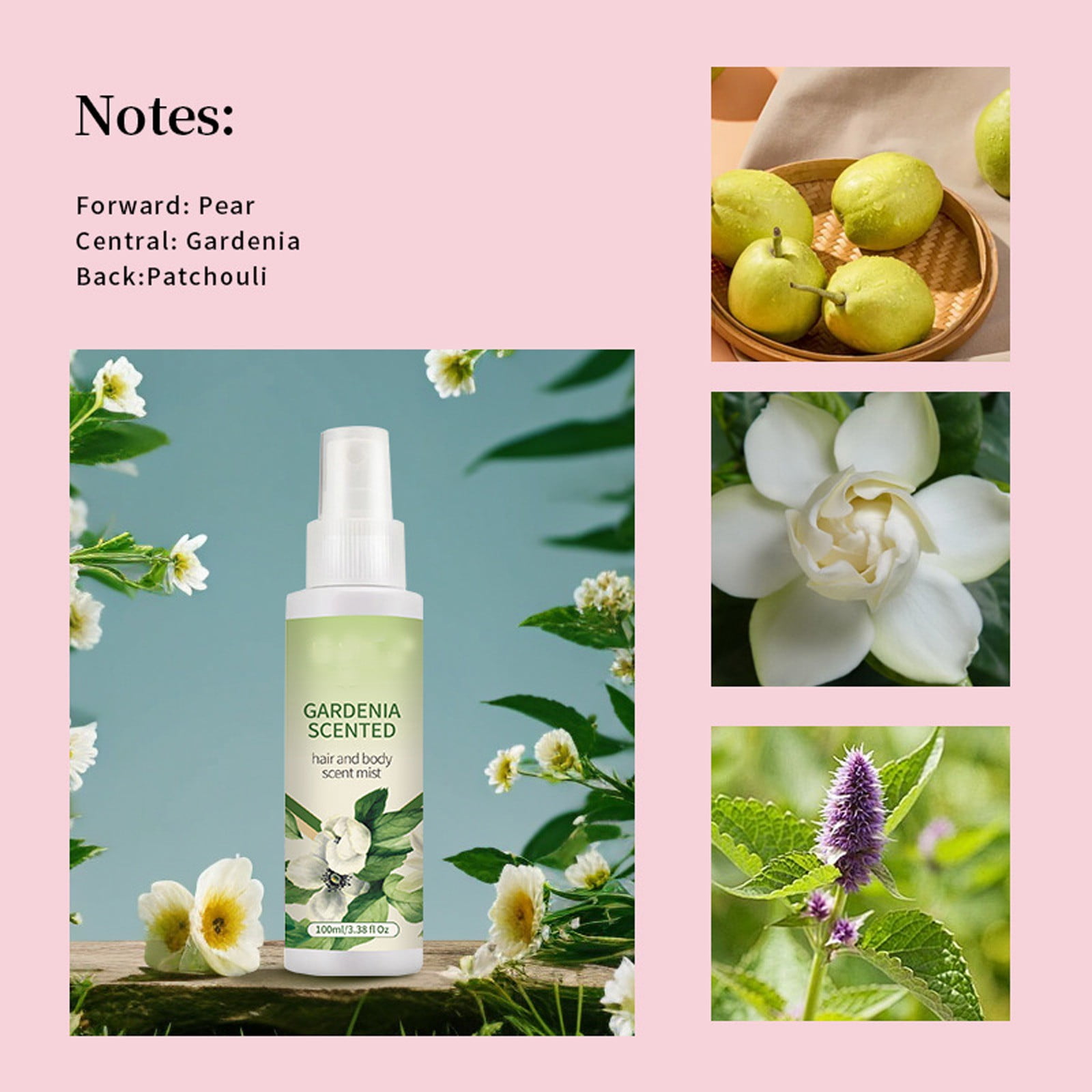 Perfume Perfume Spray Long Lasting Fragrance Floral Style 100ml
