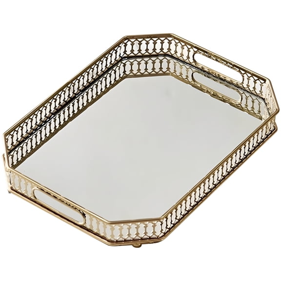 Shop Mirrored Vanity Trays for Elegant Organization at Walmart