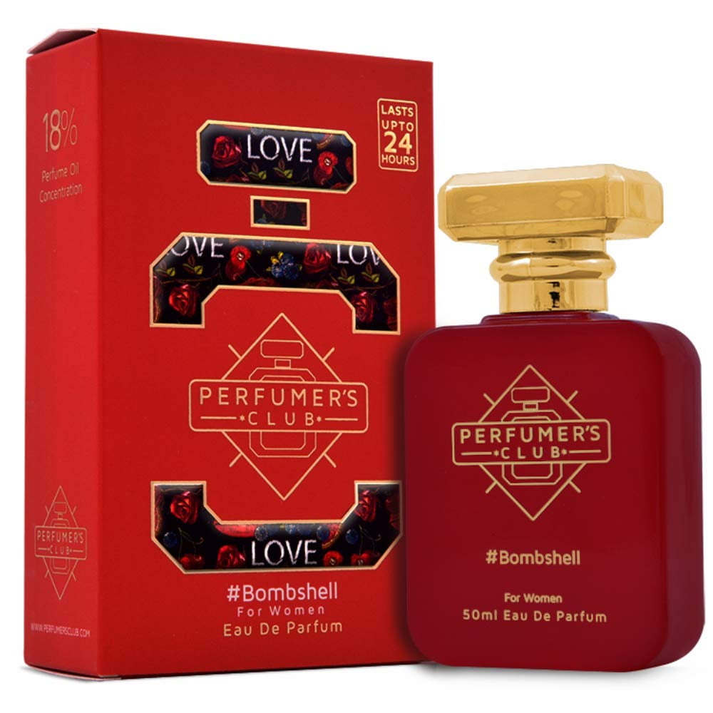 Perfumer's Club Bombshell Eau De Parfum For Women 50ml, 1.7 Fl.oz. | 18% Oil For Long Lasting ...