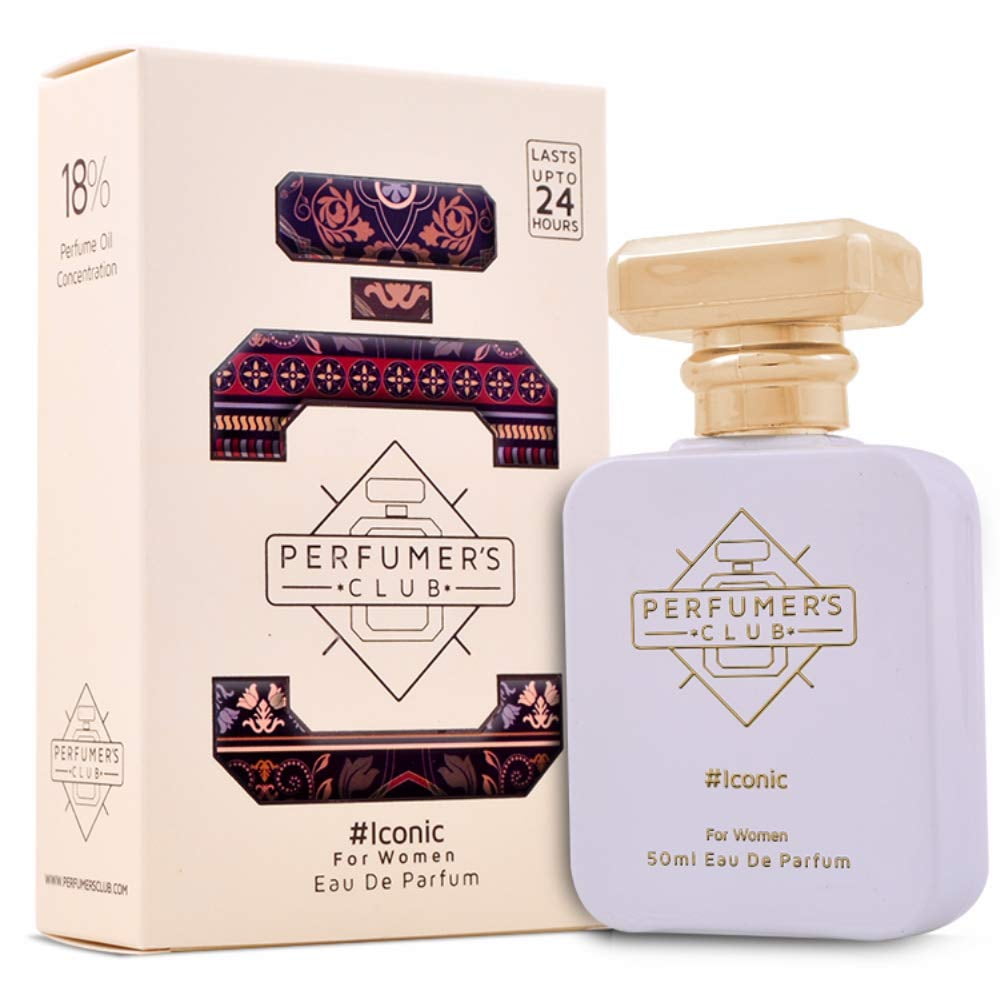 Perfumer's Club Iconic Eau De Parfum For Women 50ml, 1.7 Fl.oz. | 18% Oil For Long Lasting ...