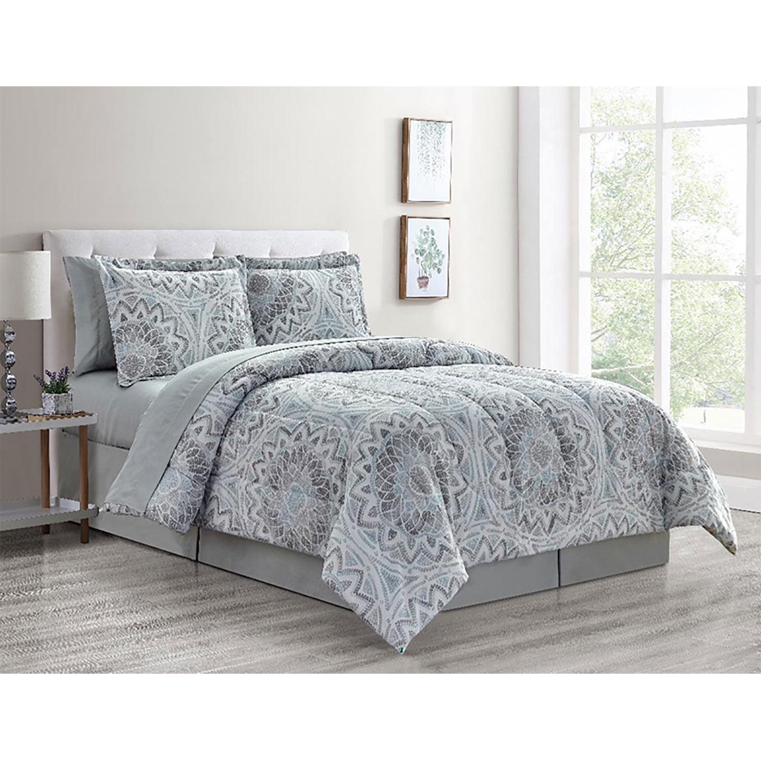 Pergola 9 Piece Comforter Set, Queen - Walmart.com