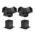 Pergola Bracket Kit 4x4 Inch, 2 Pcs Heavy Duty Corner Brackets for ...