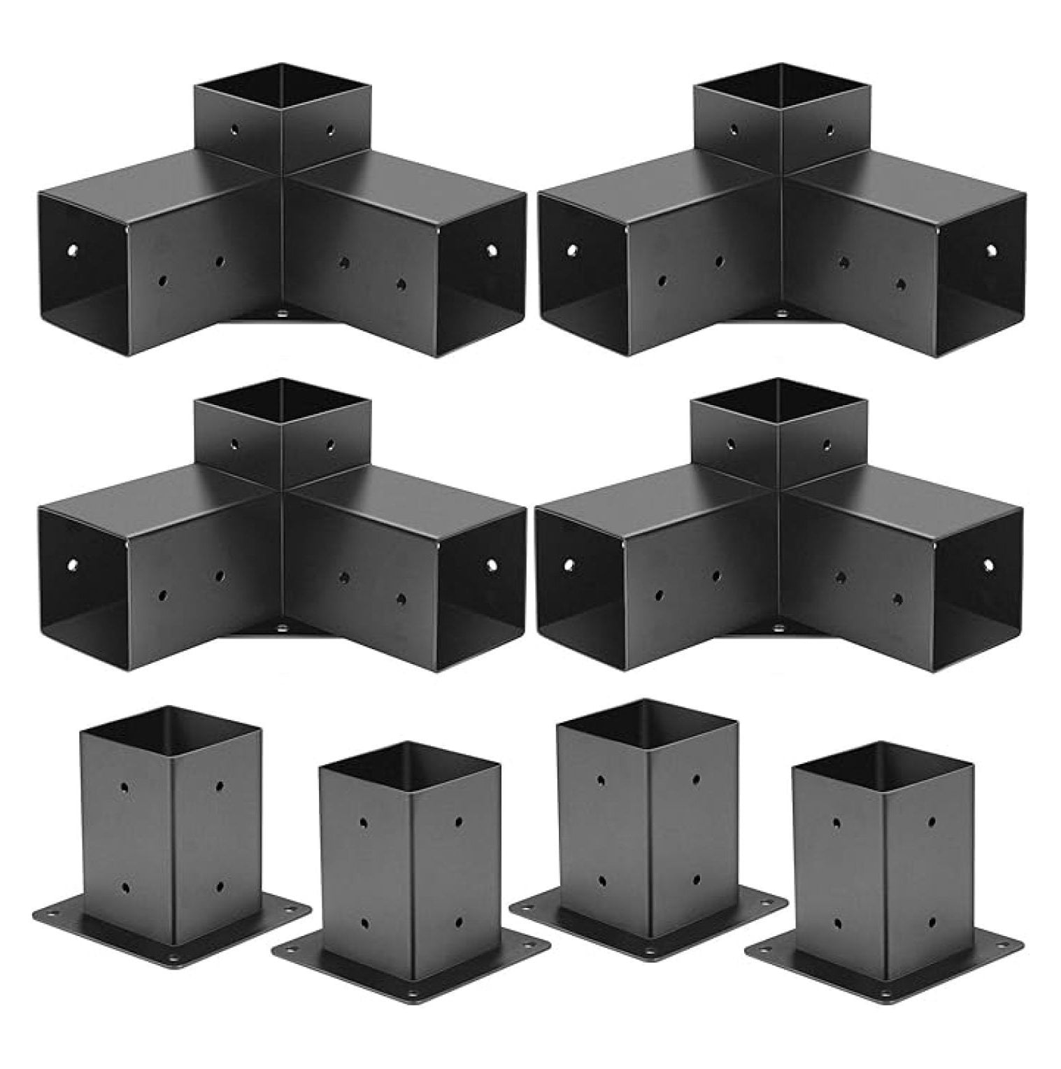 Pergola Brackets 4 Pack Woodworks Pergola Kit 3-Way Right Angle Corner ...