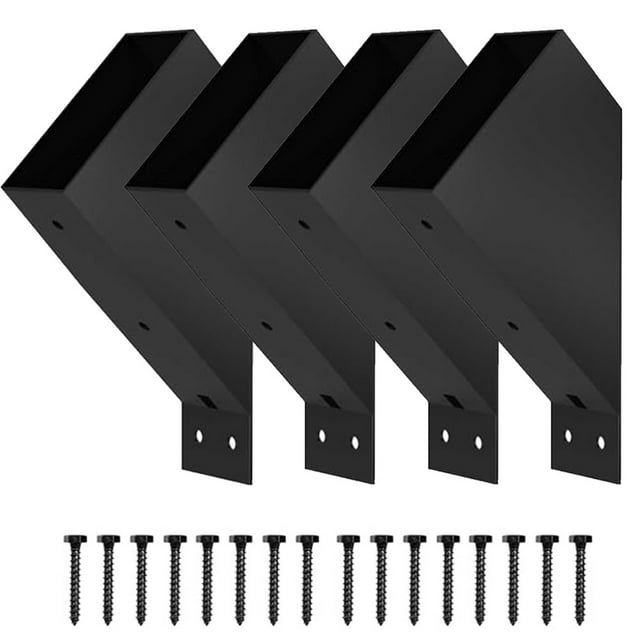 Pergola Brackets 45 Degree Angle Support Heavy Duty Connector for 2x4 ...