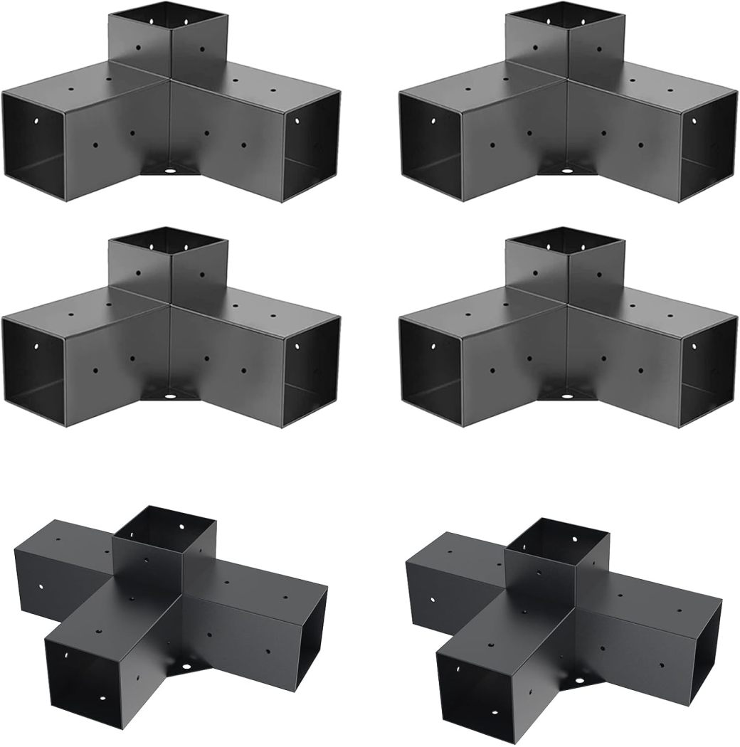 Pergola Kit, Pergola Brackets 3-Way Brackets and 4-Way Brackets Kit for ...