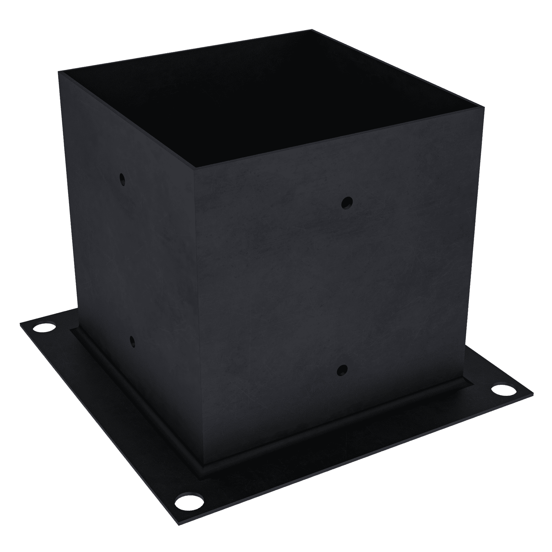 Pergola Post Base Brackets (6x6 Steel) for Securing DIY Pergola Posts ...