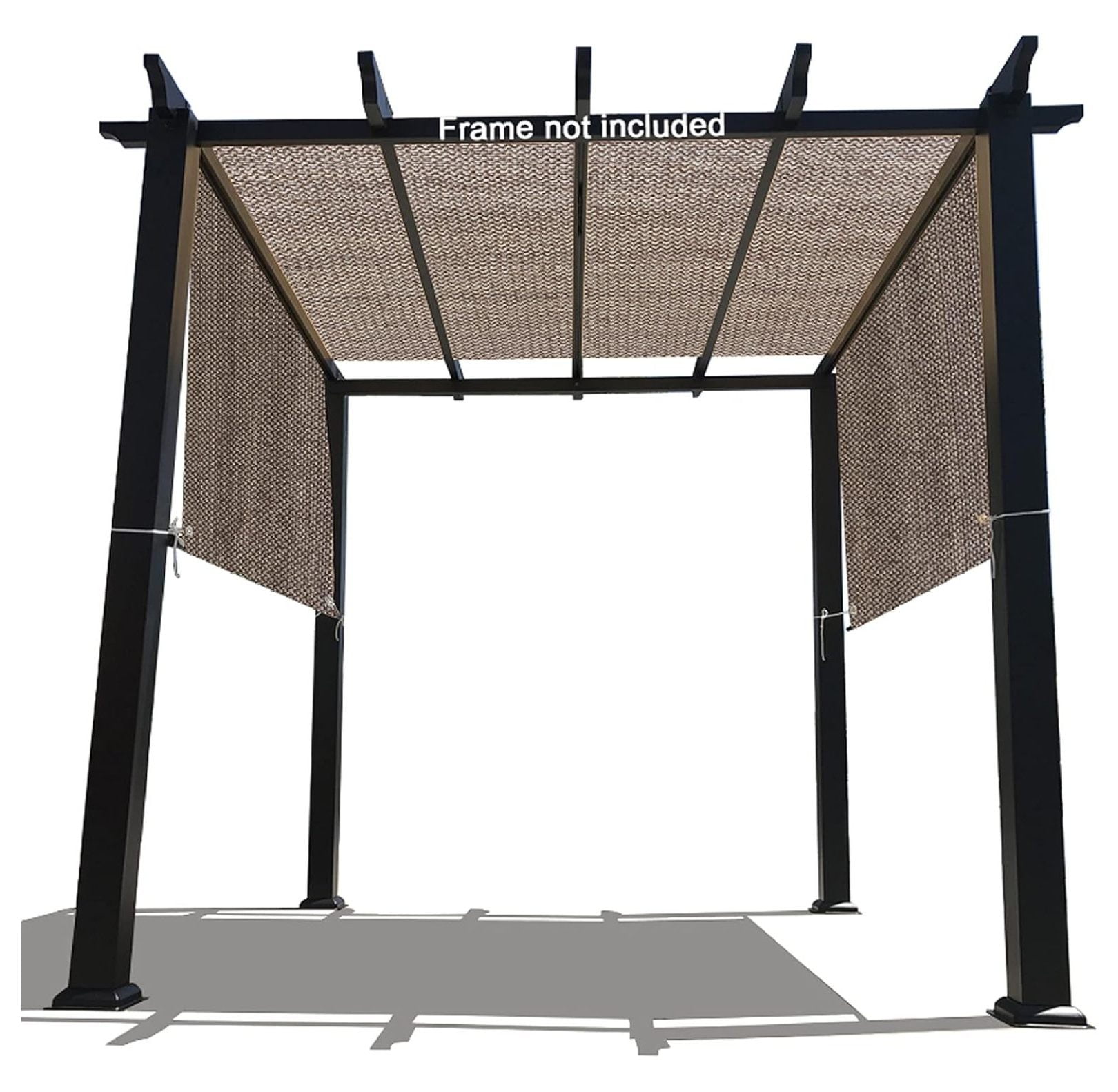 Pergola Shade Cover - Pergola Replacement Canopy with Breathable Shade ...