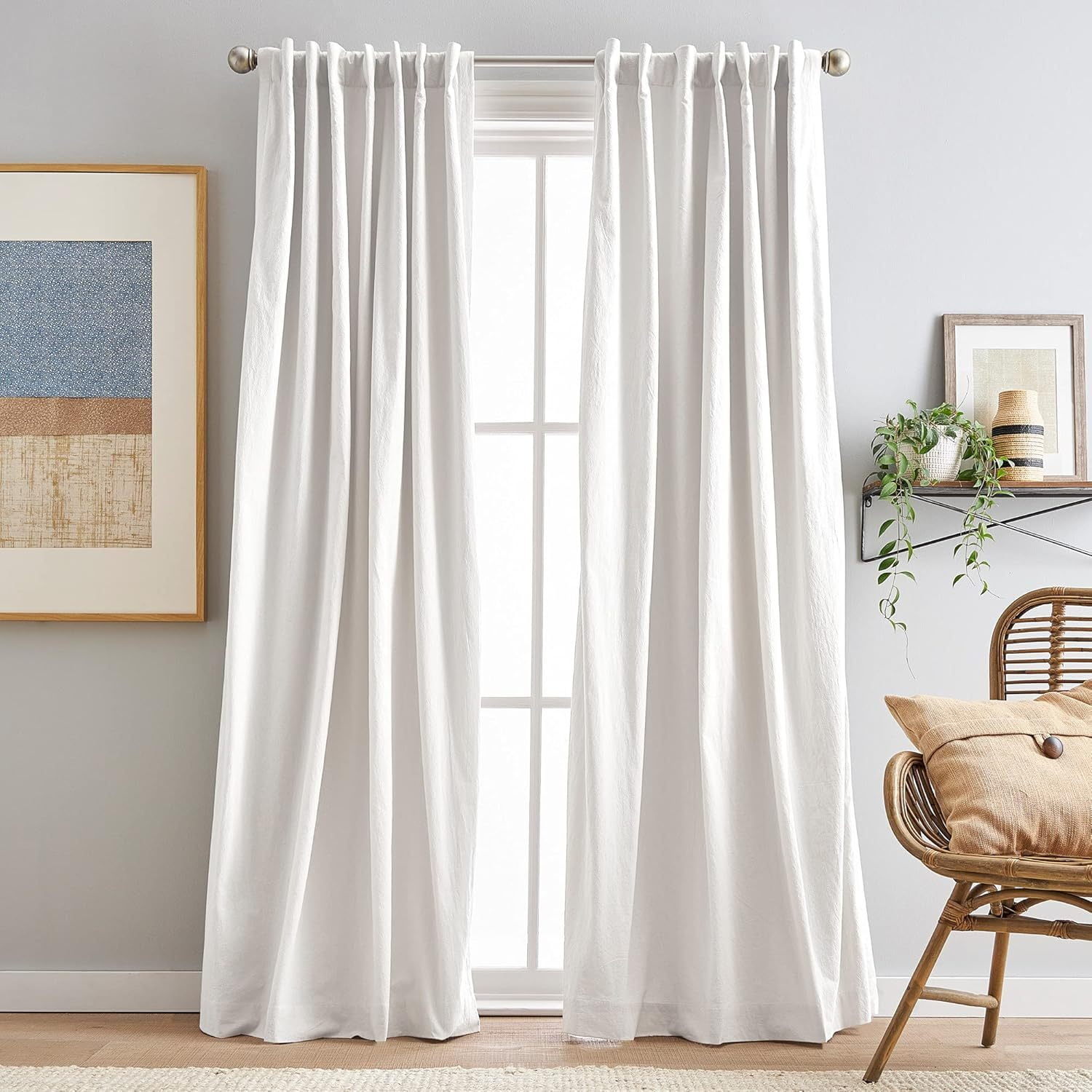 Peri Home Sanctuary Back Tab Room Darkening Lined Window Curtain Panel ...