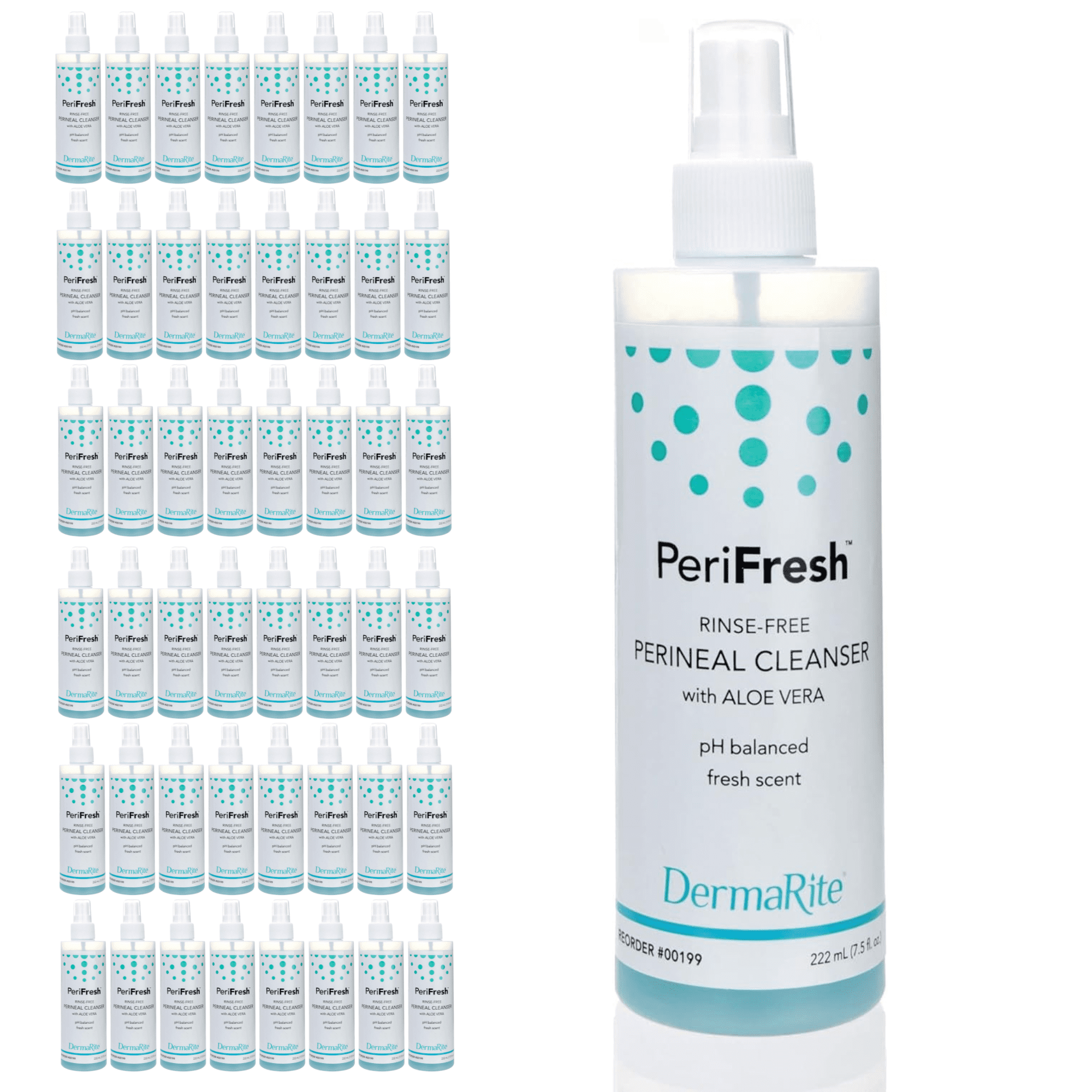 PeriFresh Rinse-Free Perineal Wash 7.5 oz. Pump Bottle Scented Liquid ...