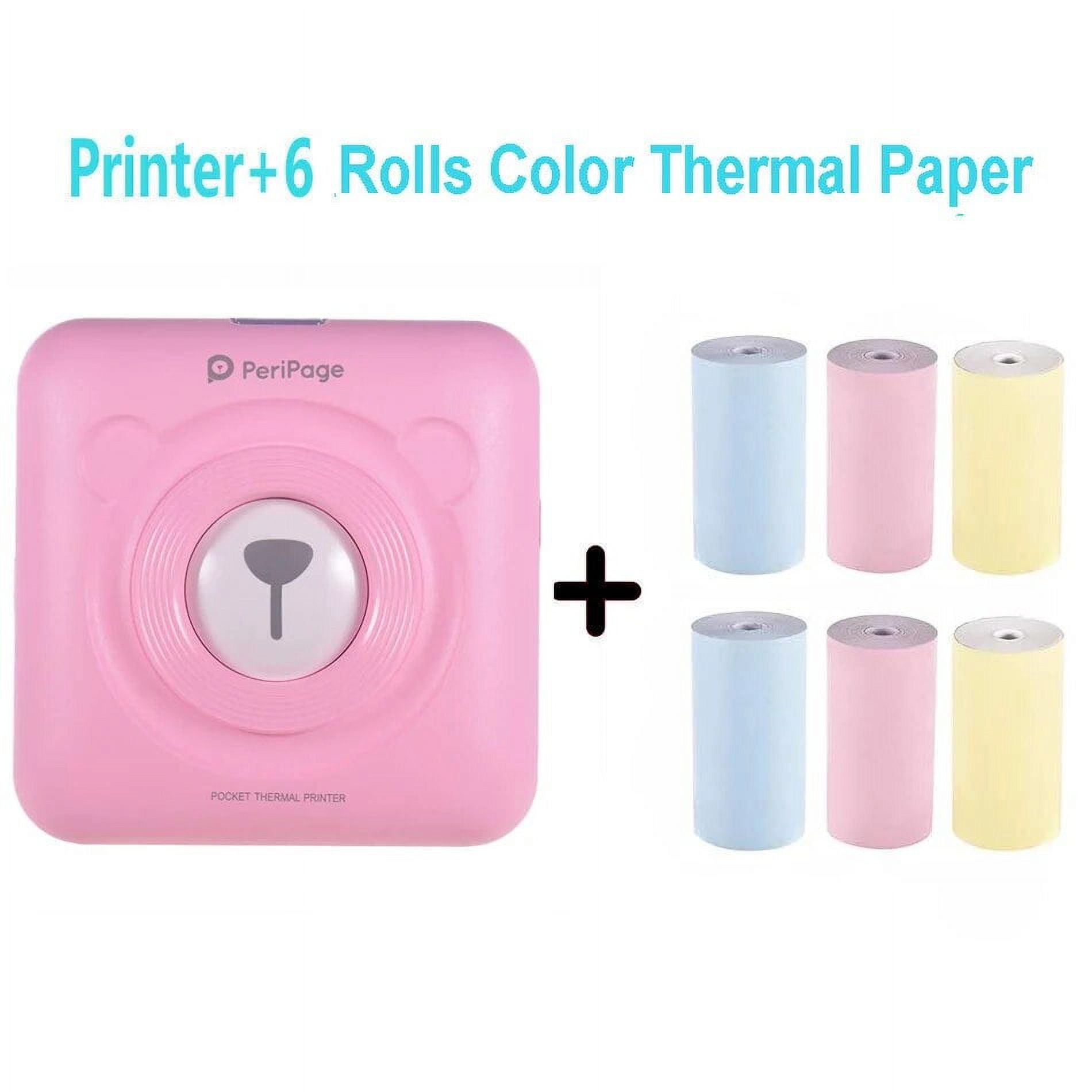PeriPage Mini Portable Thermal Printer Handheld Photo Printer 58 Mm ...