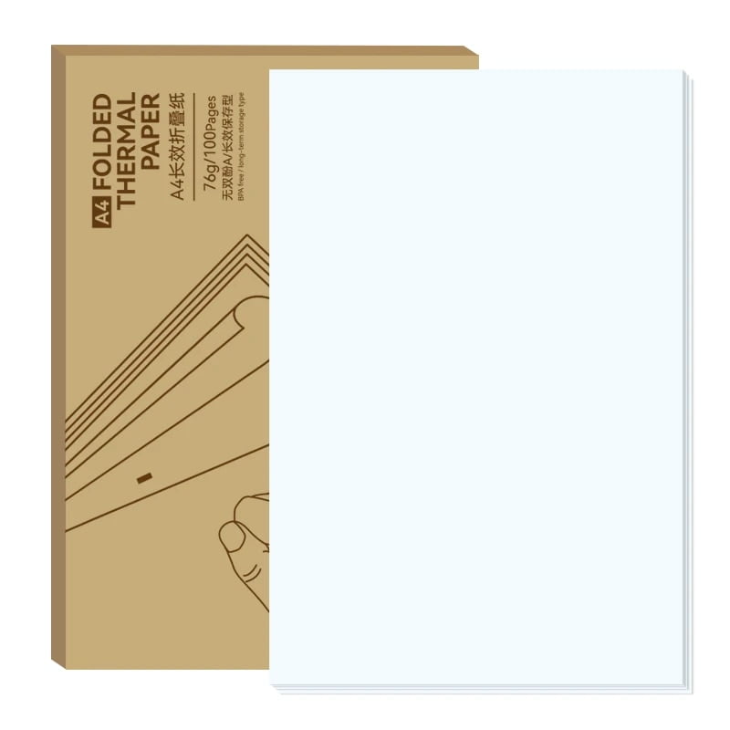 PeriPage Original Thermal Paper A4 210mm Thermal Fax Machine Paper Long ...