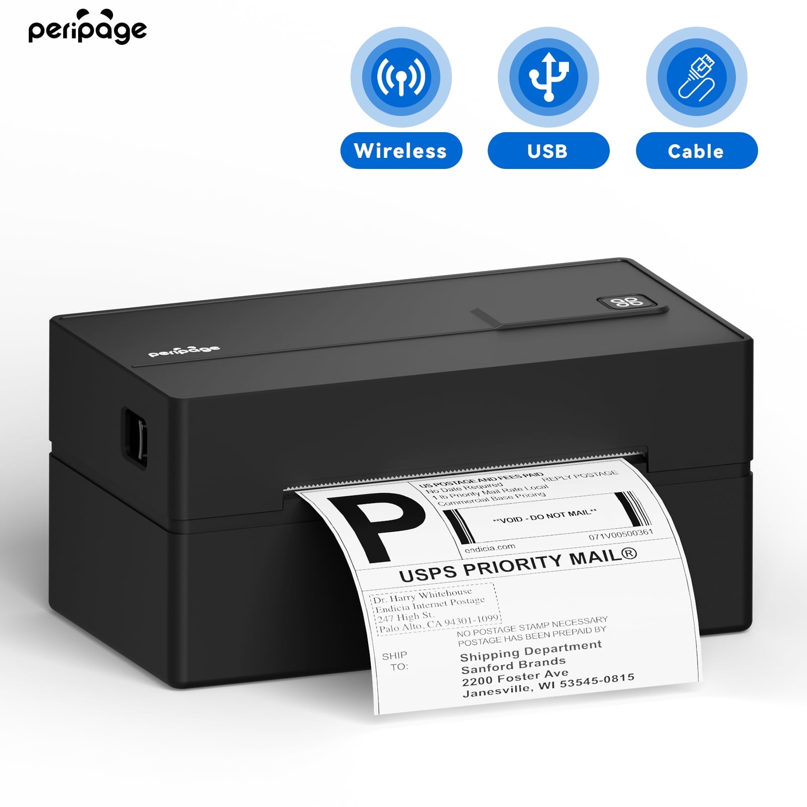 PeriPage PB40 Bluetooth Thermal 4x6 Label Printer, Compatible with eBay ...