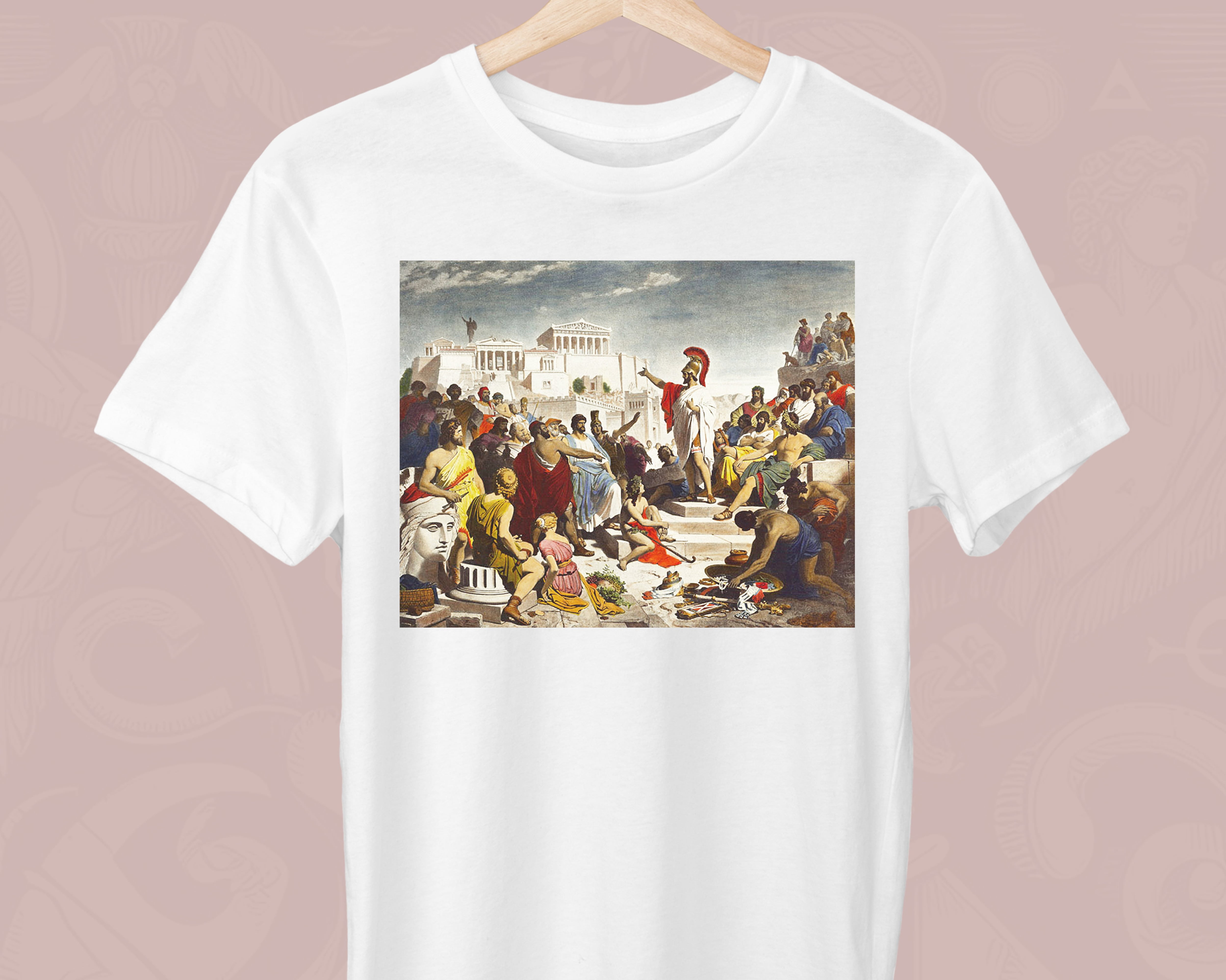 Pericles' Funeral Oration, Philipp Foltz , Unisex T-Shirt, Greek T-Shirt, Pericles, Gift for a ...