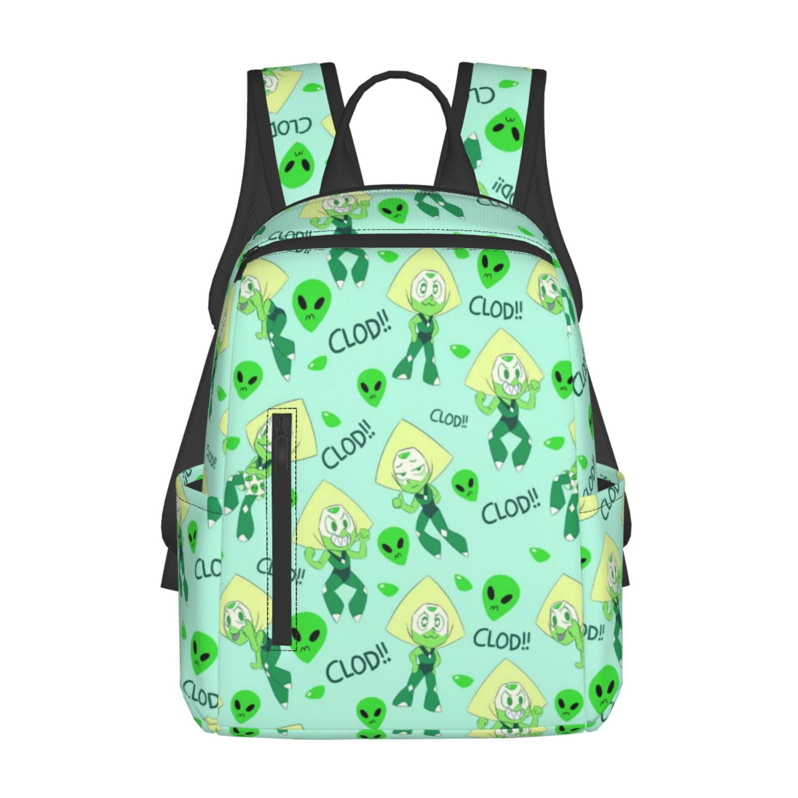 Peridot Steven Universe Backpack Unisex Daypack Adjustable Lightweight ...