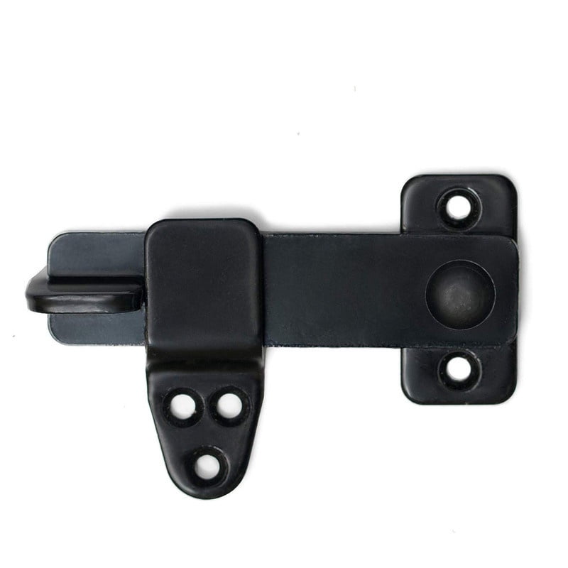 Perilla Home Pack of 2 Classic Stainless Steel Gate Latch Black Wrought ...