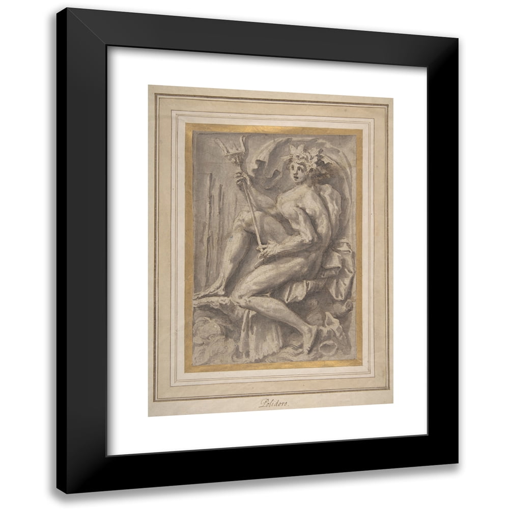 Perino Del Vaga 14x18 Black Modern Framed Museum Art Print Titled ...