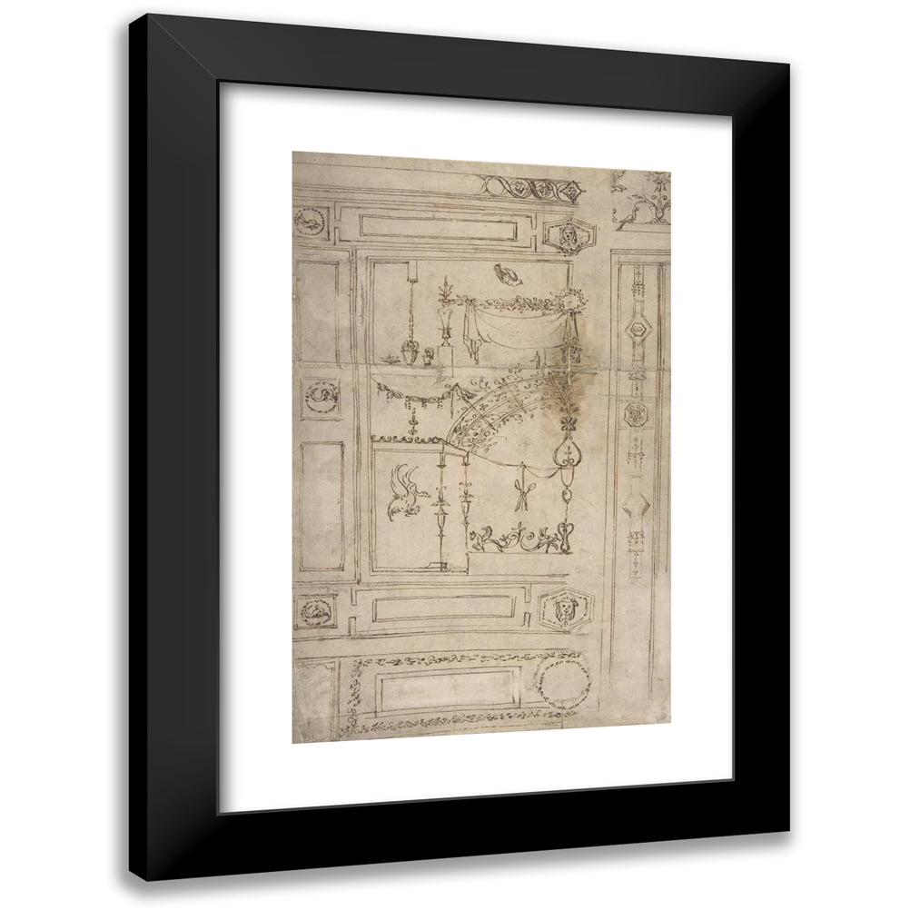 Perino Del Vaga 16x24 Black Modern Framed Museum Art Print Titled ...