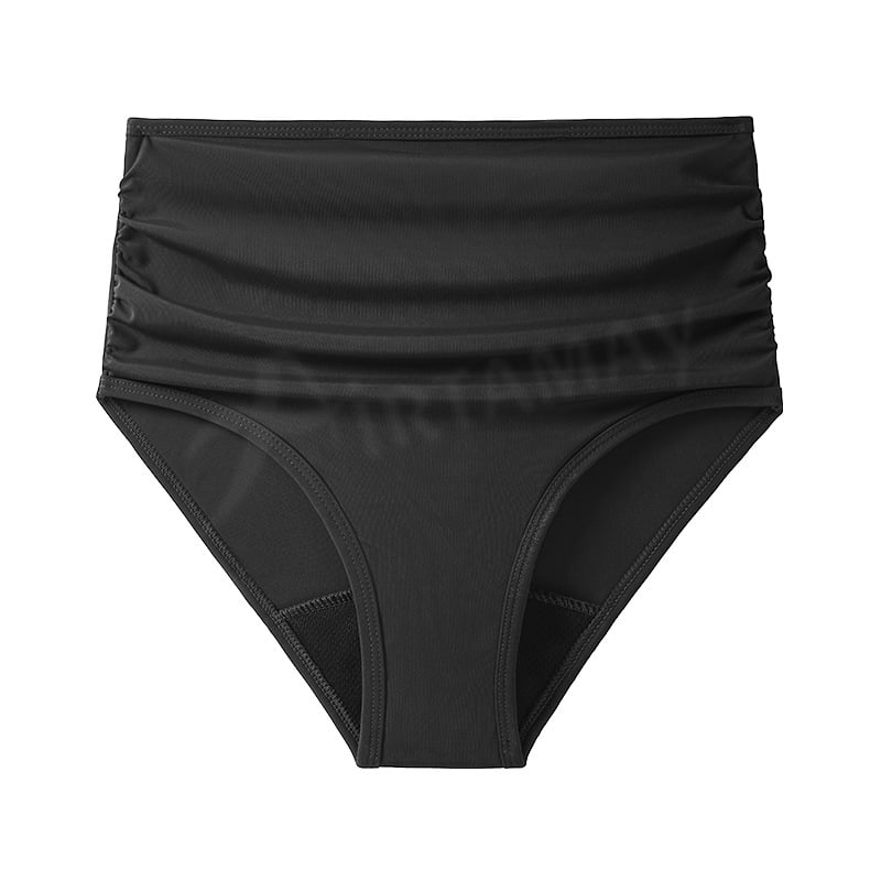 Period Swimwear High Waisted Swim Bottoms Menstrual Leakproof Bikini ...