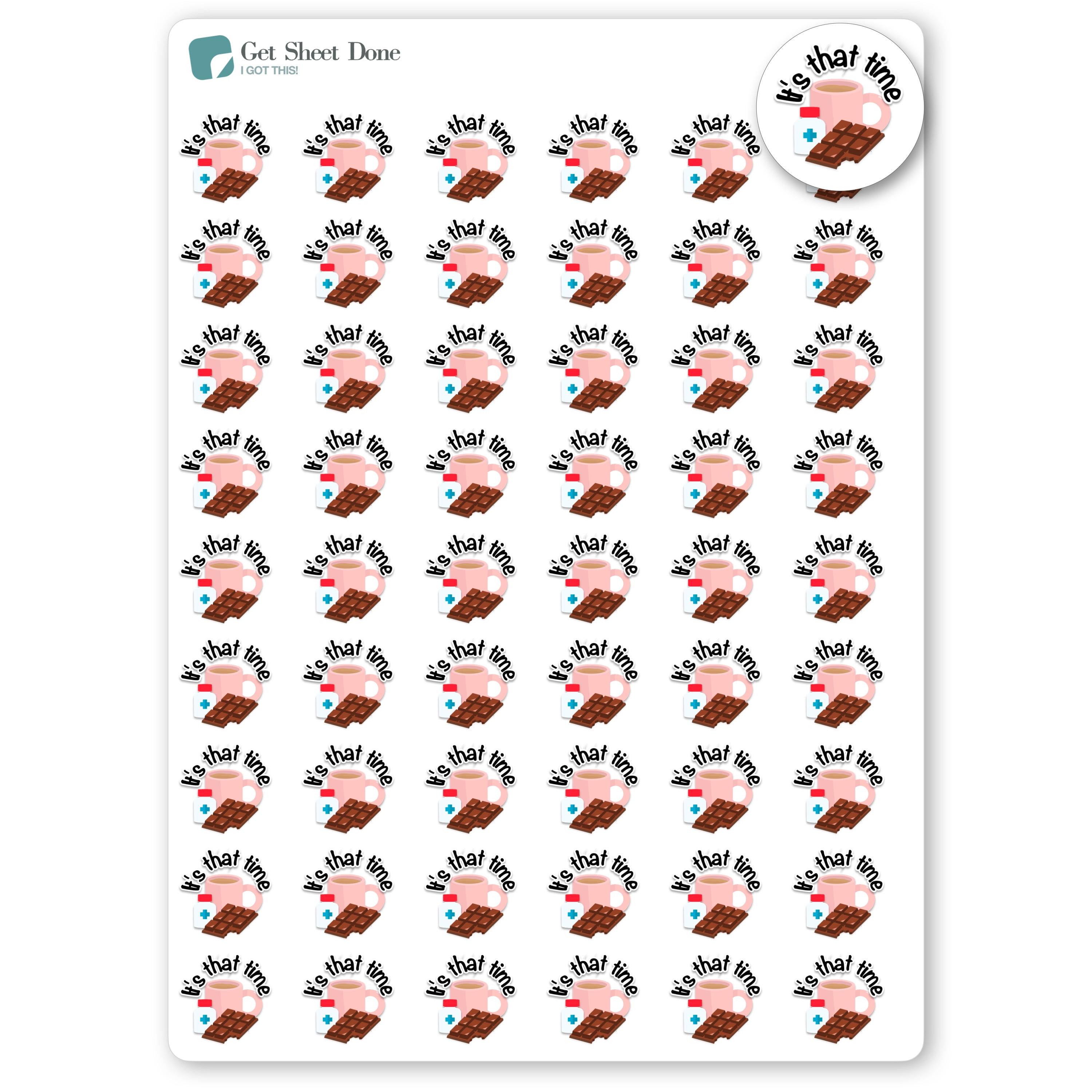 Period Tracking Planner Stickers / Appointments Reminder Stickers/ DIY ...