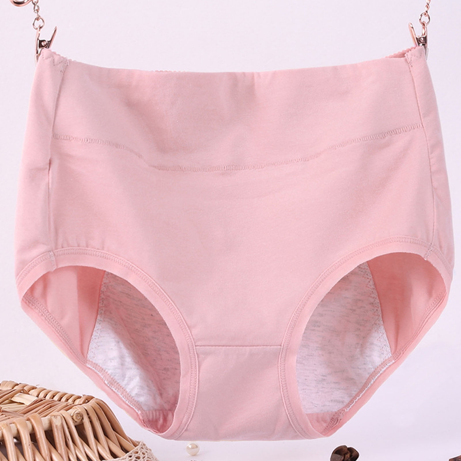 Period Underwear for Women Plus Size High Waisted Period Panties Soft ...