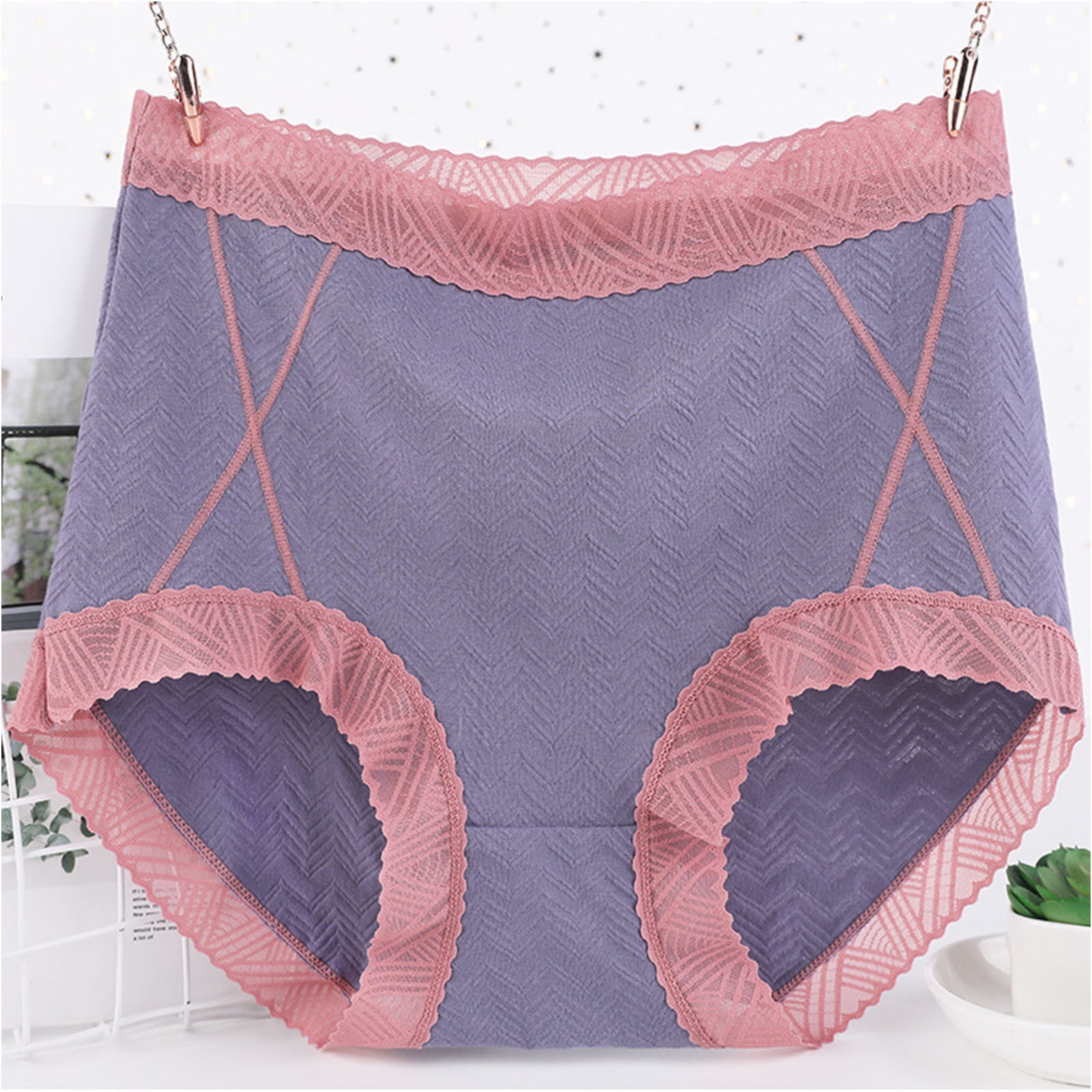 Period Underwear for Women Plus Size High Waisted Period Panties Soft ...