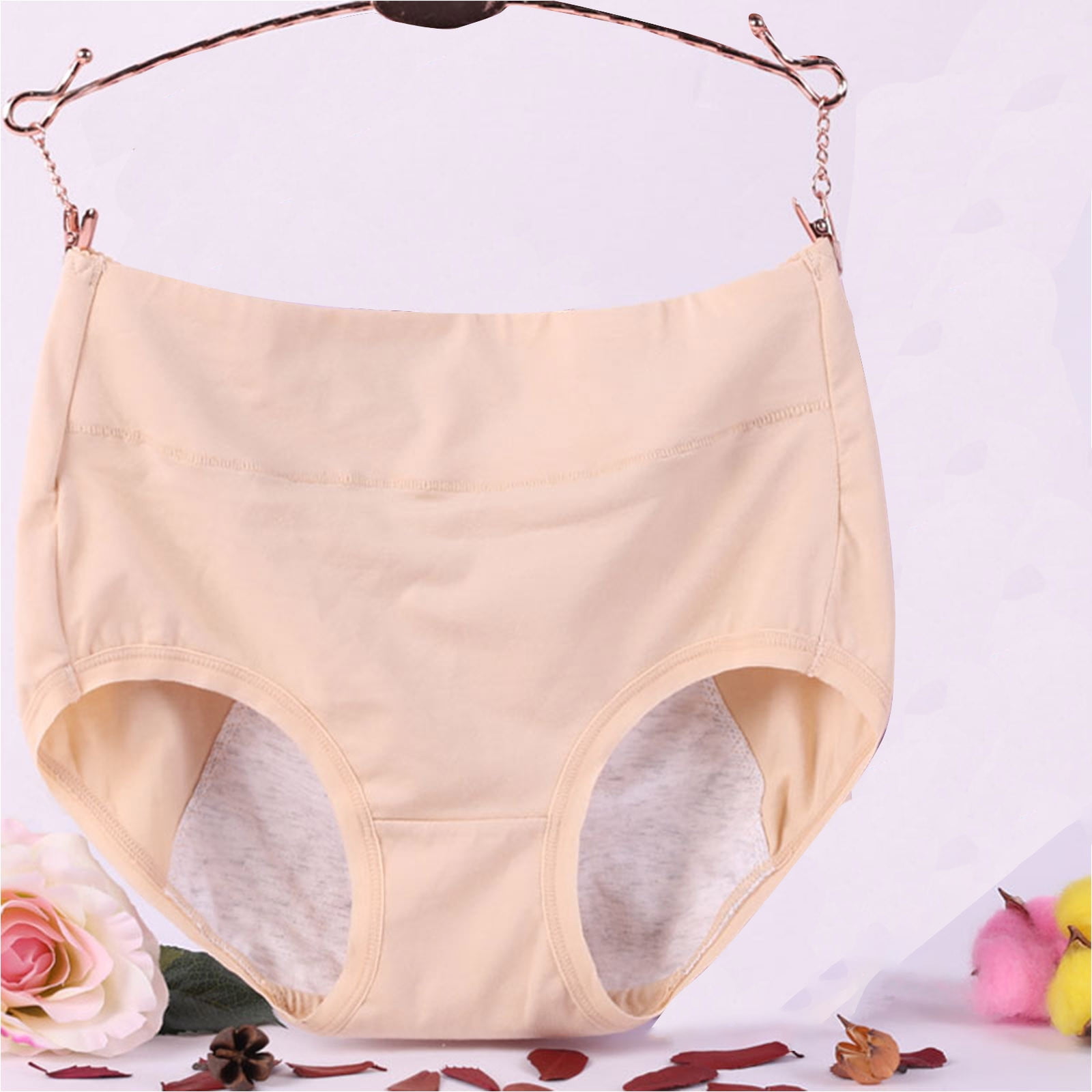 Period Underwear for Women Plus Size High Waisted Period Panties Soft ...